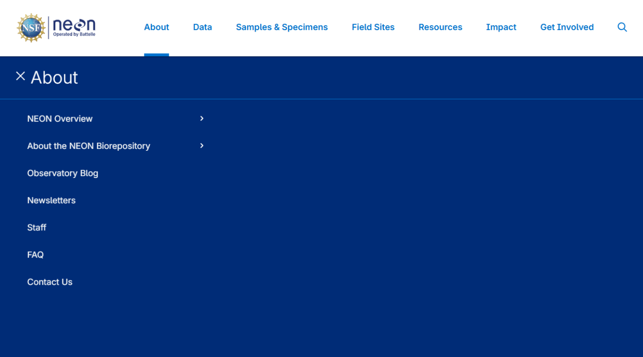 NEON Website and Biorepository Sample Portal Updates | NSF NEON | Open ...