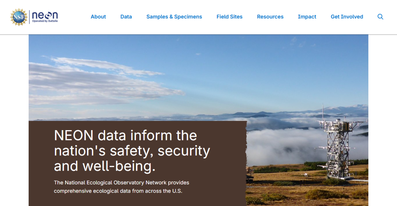 NEON Website and Biorepository Sample Portal Updates | NSF NEON | Open ...
